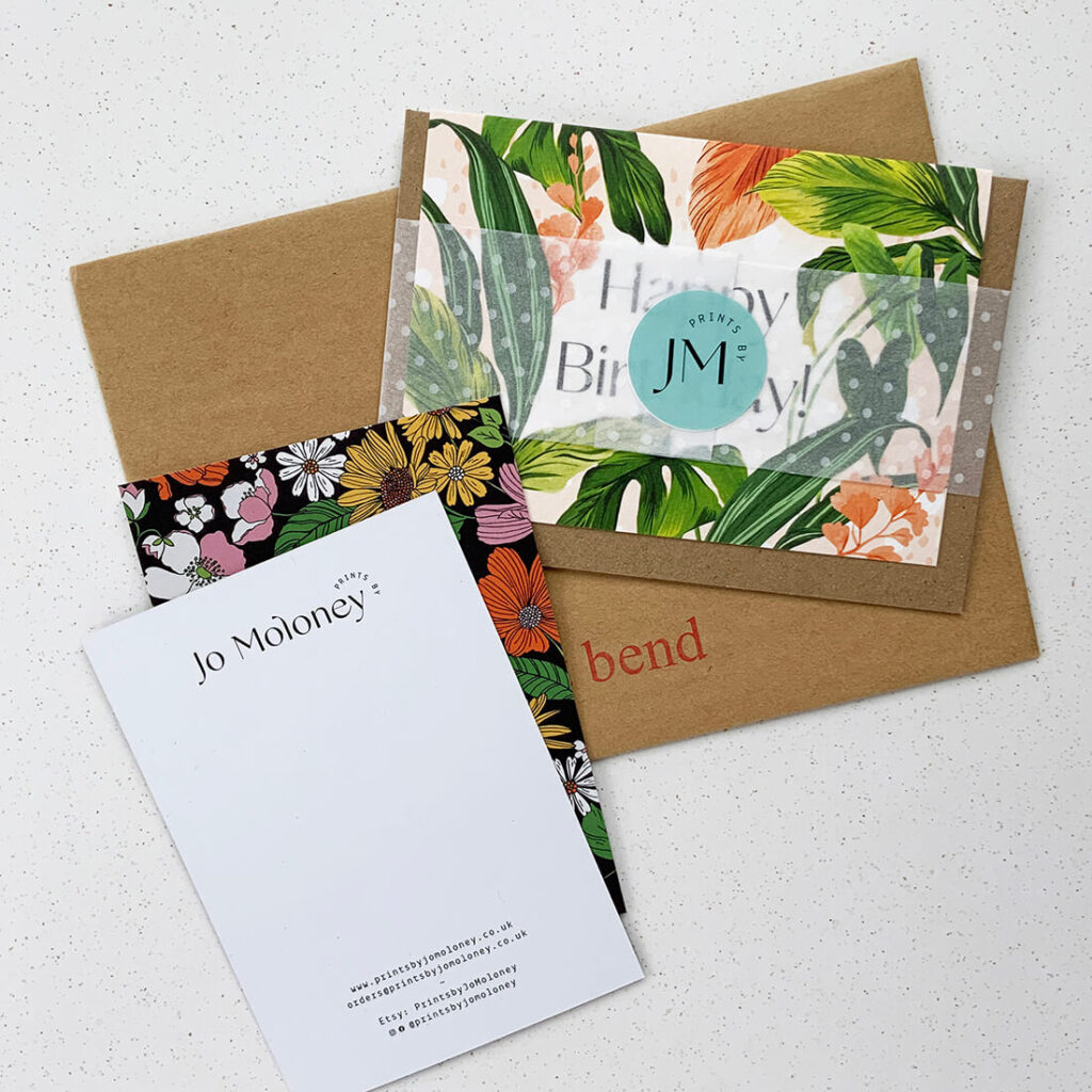 Tropical Birthday Card – Prints by Jo Moloney